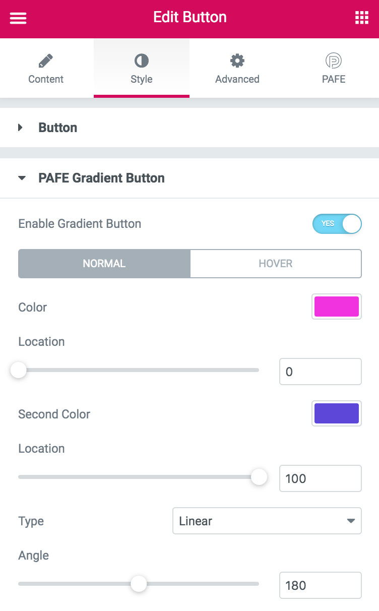 Gradient Text/Button - PAFE