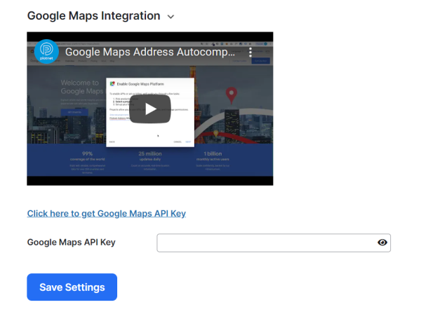 Easy way to create an Address Autocomplete field with Google Maps API for Elementor - PAFE