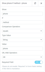 Conditional Logic for Elementor Form - PAFE